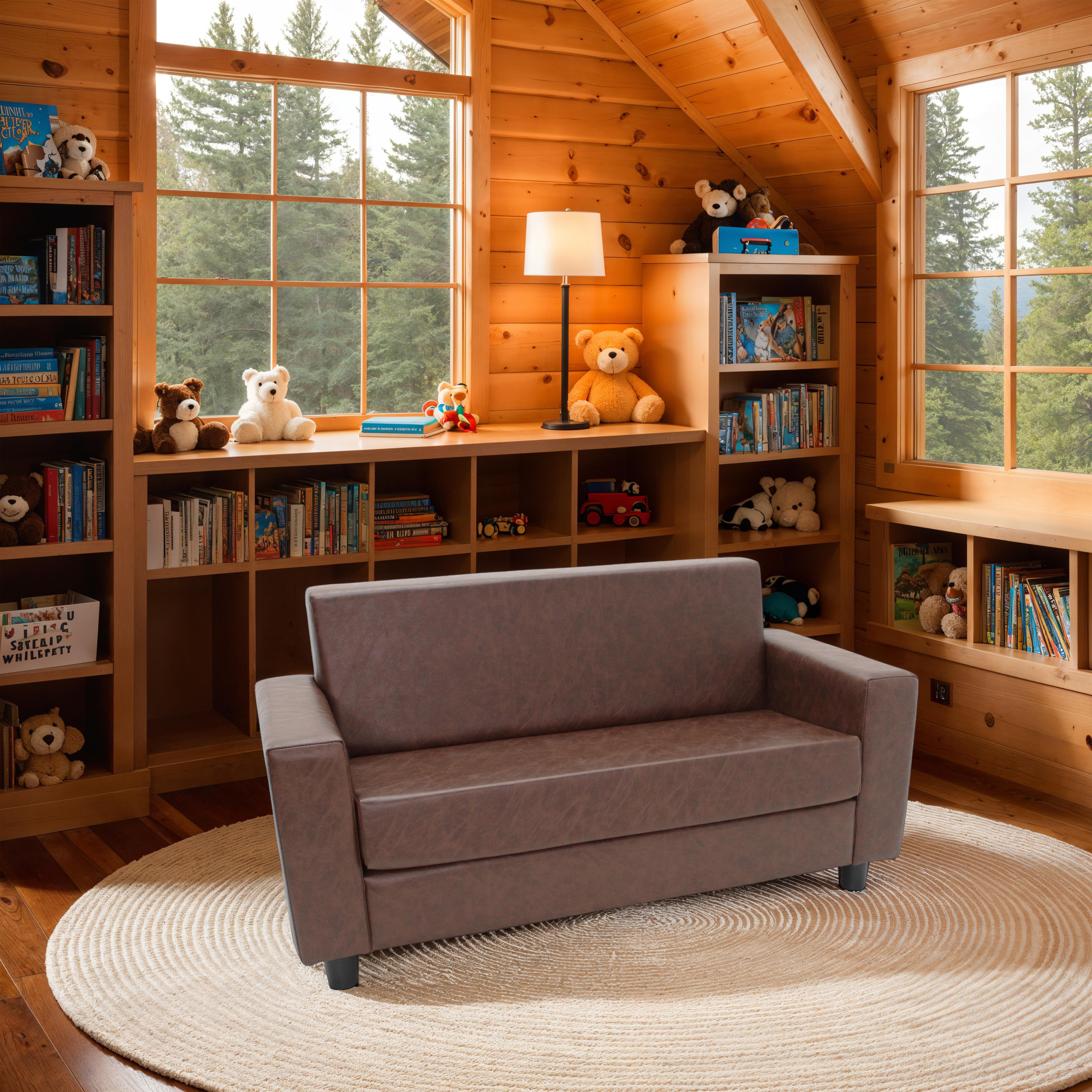 Factory Direct Partners SoftScape Inspired Playtime Kids Classic Sofa ...