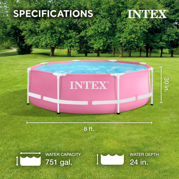 Intex 2.5ft x 8ft Plastic Frame Set Pool & Reviews - Wayfair Canada