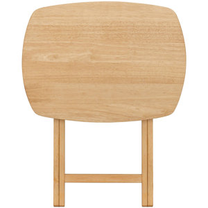 Red Barrel Studio® Milton 2 Piece Oversized Solid Wood Folding TV Tray ...