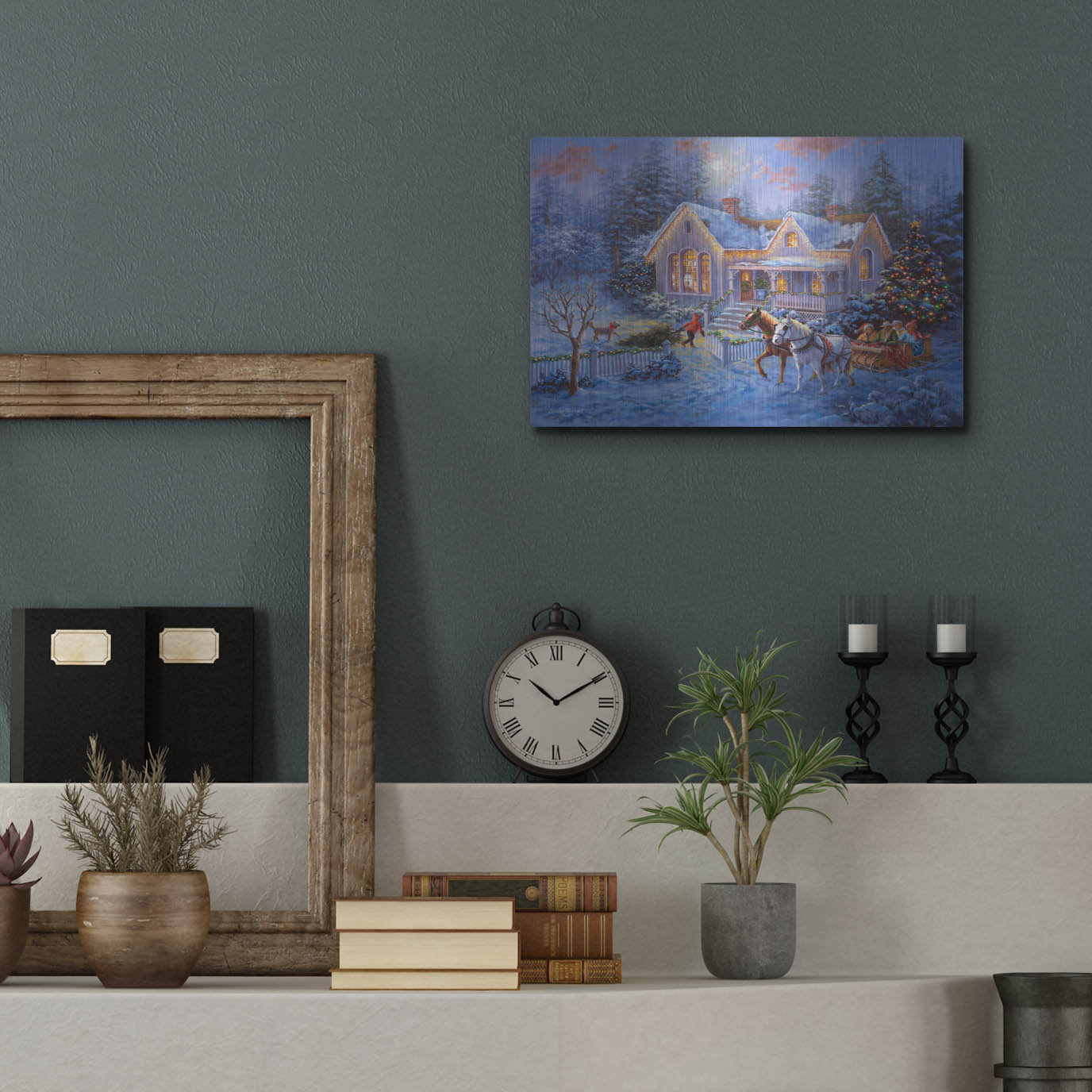 Latitude Run® 'Welcome Home' by Nicky Boehme Metal Wall Art | Wayfair