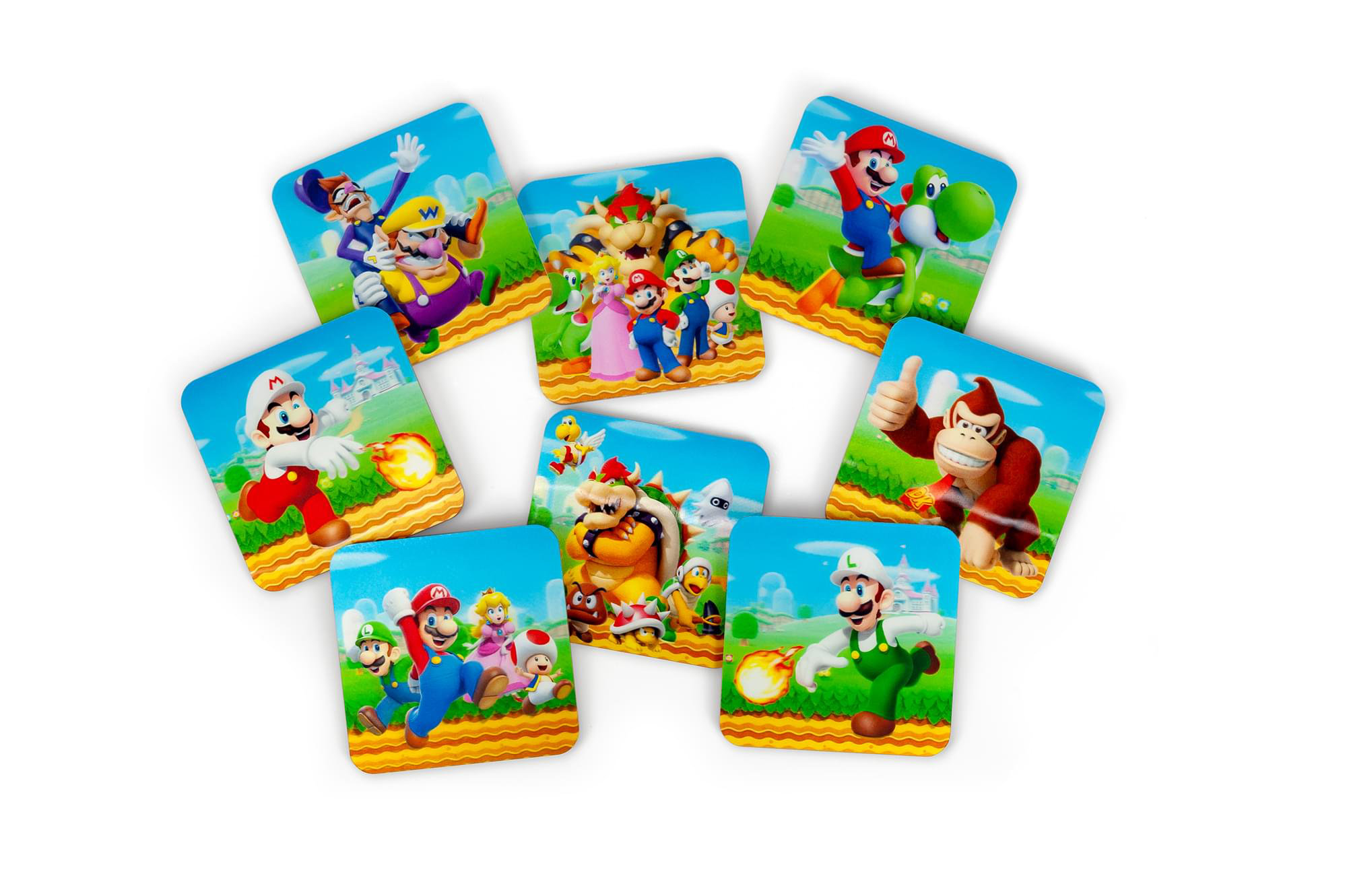 Paladone Nintendo Super Mario Bros. 4-piece Stackable 3d Coaster Set ...