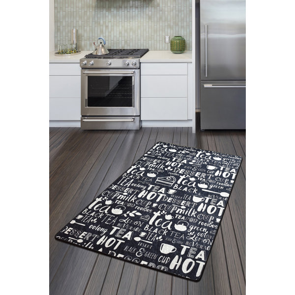 Happy Larry Heyman Flatweave Black/White/Grey Rug | Wayfair.co.uk