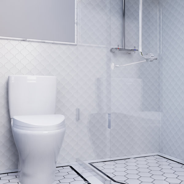 Supreme Tile Lantern 3" x 3" Porcelain Grid Mosaic Wall & Floor Tile ...