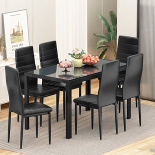Seats 6 Kitchen & Dining Room Sets You'll Love | Wayfair