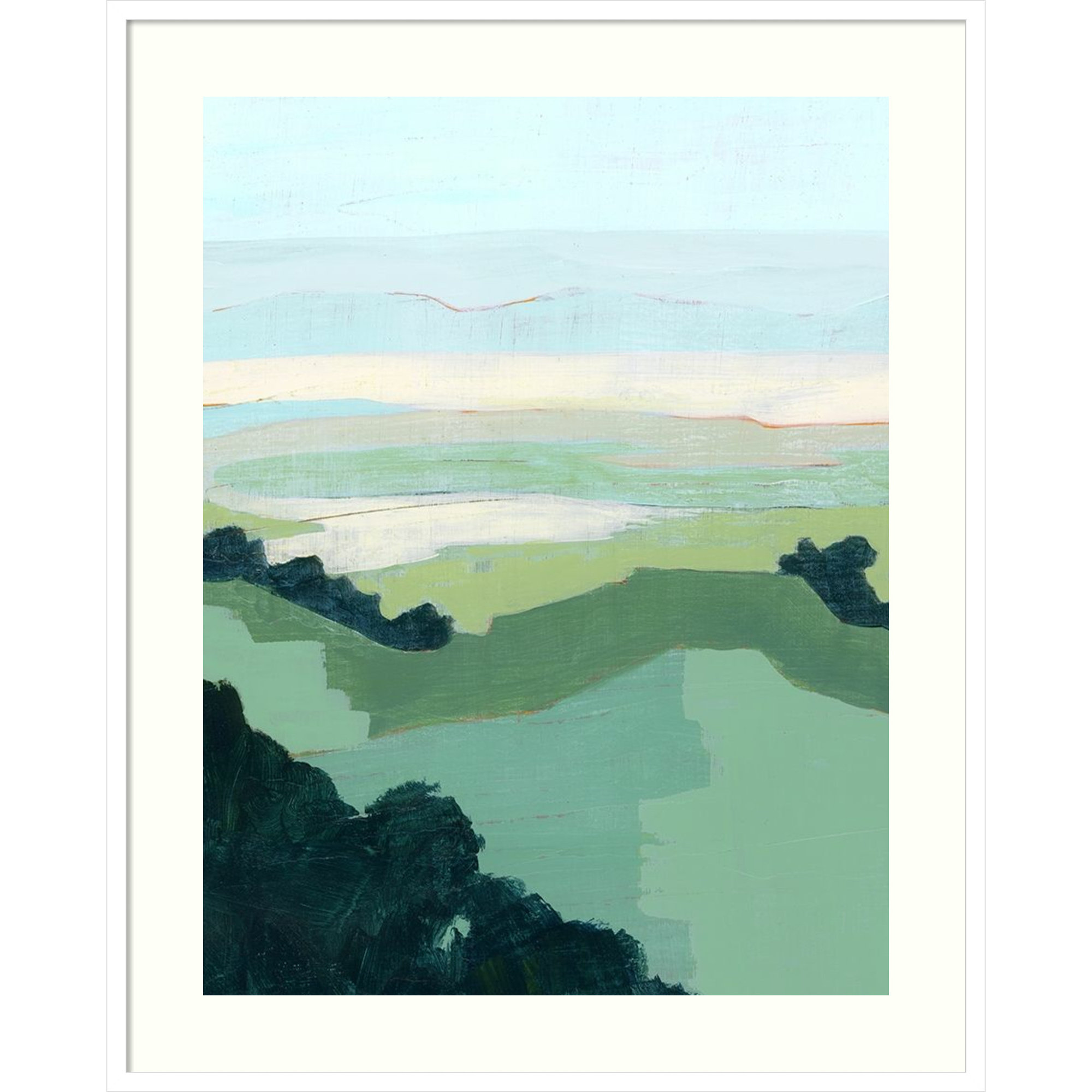Joss & Main Halcyon Overlook I - Picture Frame Painting Print on Paper ...