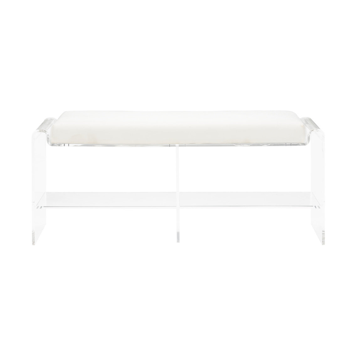 Chelsea House Renee Acrylic Long Bench | Wayfair