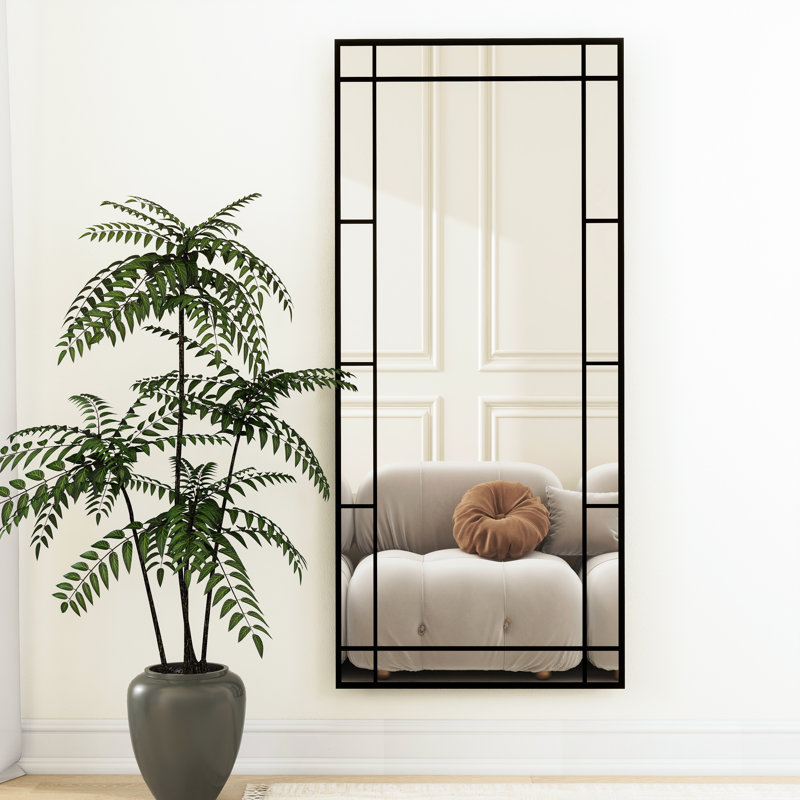 Latitude Run® Coella 71'' H Metal Rectangle Full Length Mirror ...