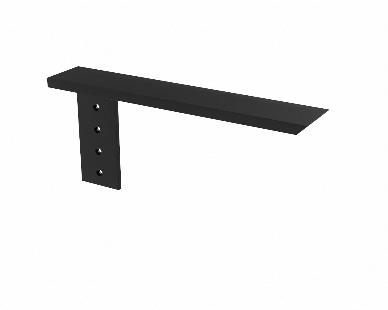 Rebrilliant Hiltonia Side Wall Aluminum Hidden Countertop Support ...
