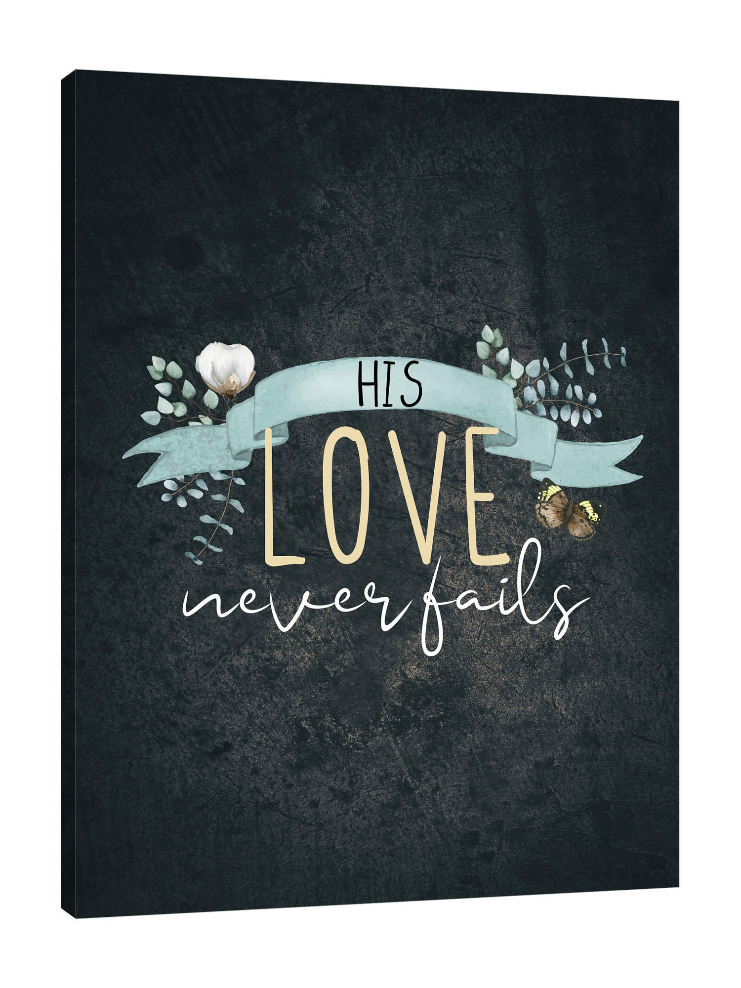 Jaxson Rea "His Love Never Fails" Gallery Wrapped Canvas By Kimberly ...