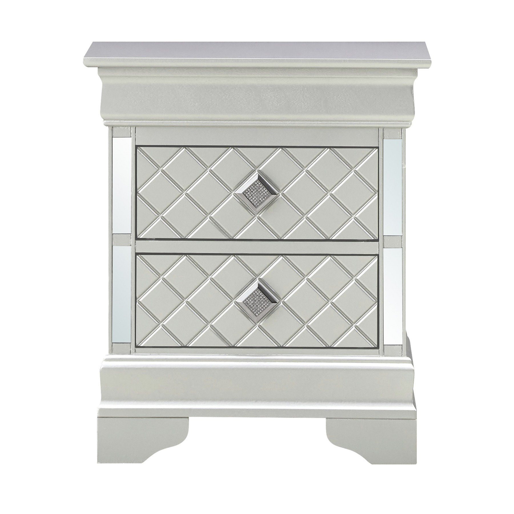 Rosdorf Park Sophisticated Champagne Nightstand | Wayfair