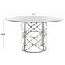 Safavieh Couture Turner 54" Pedestal Dining table & Reviews | Wayfair
