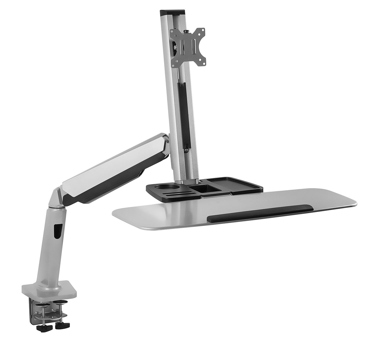 Mount-it Height Adjustable Universal Desk Mount & Reviews | Wayfair