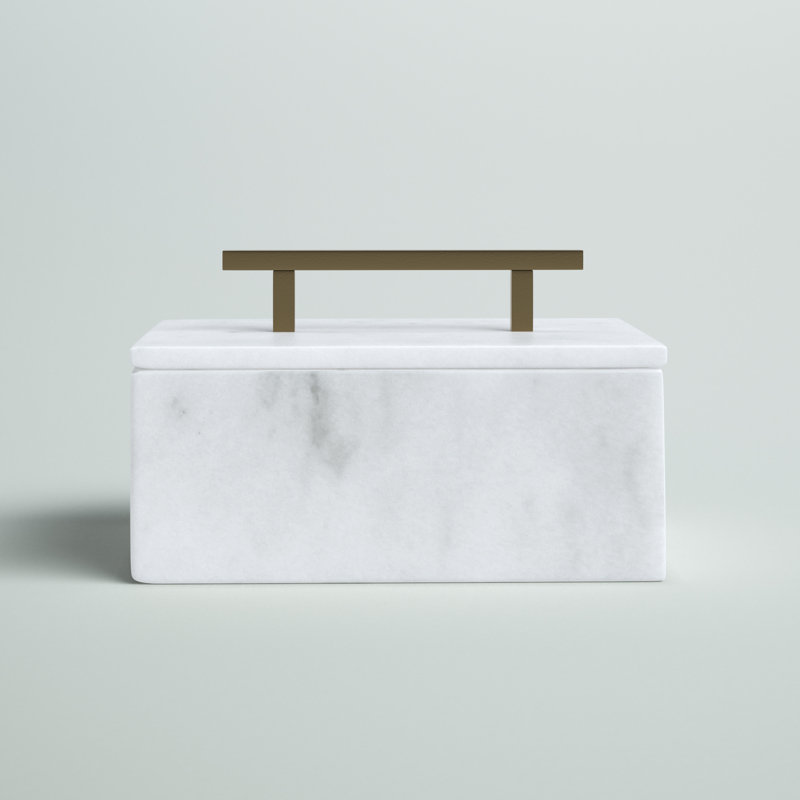 Mercer41 Palmerina Marble Decorative Box & Reviews | Wayfair