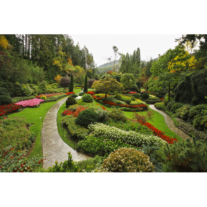 Loon Peak® Butchard - Garden - Wrapped Canvas Photograph | Wayfair