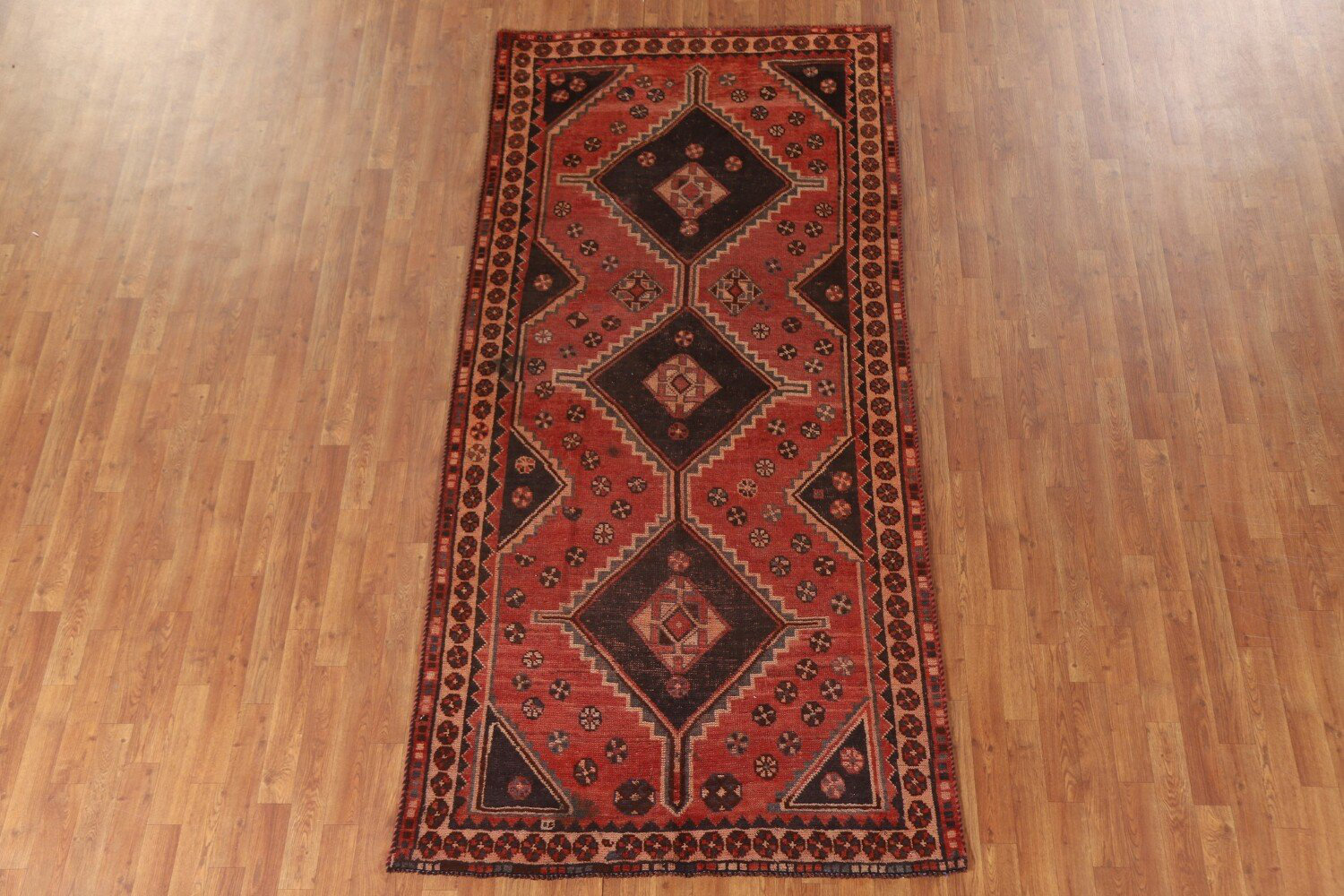 Isabelline Antique Wool Traditional Runner Rug 4x9 | Wayfair