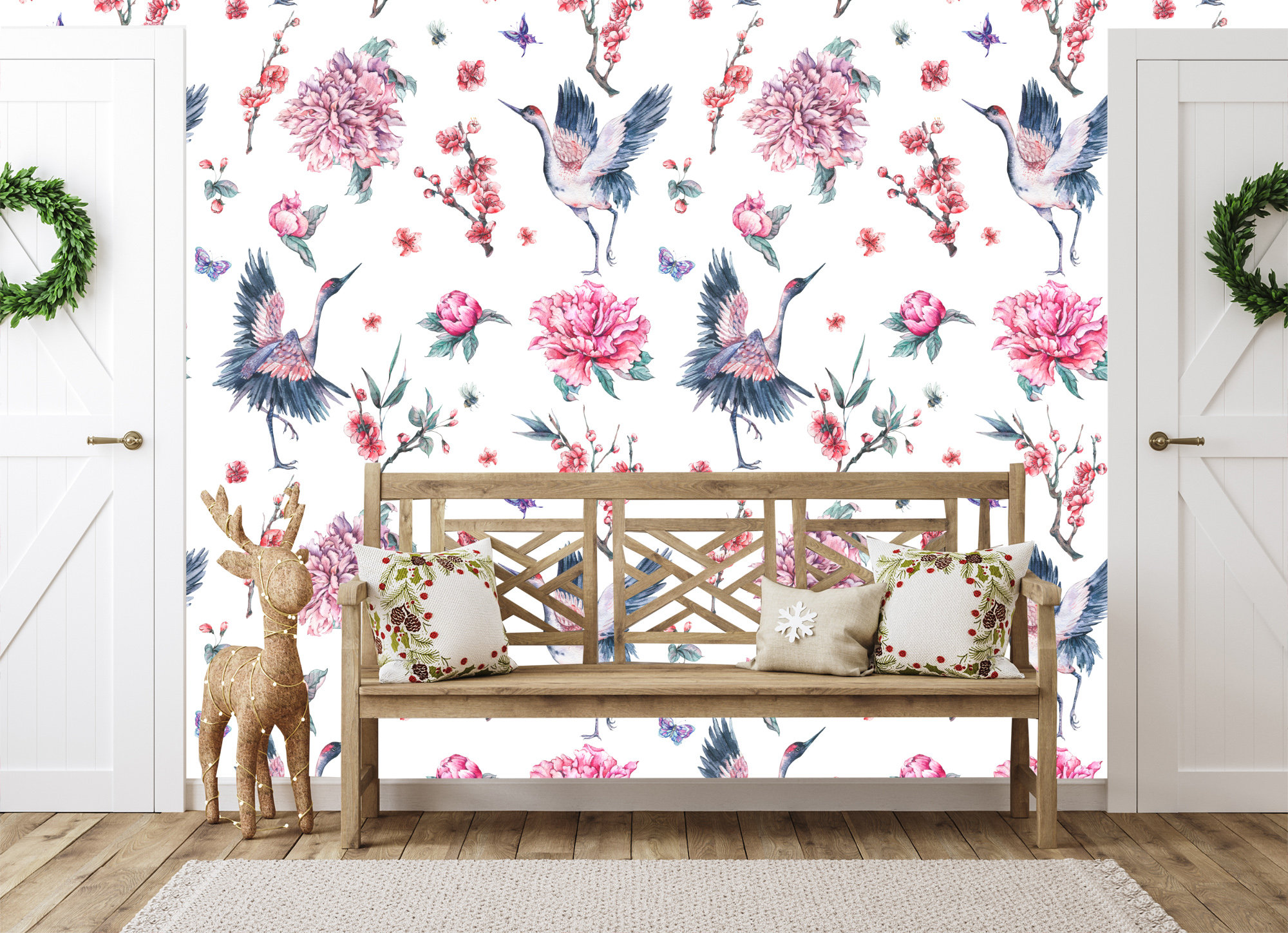 Red Barrel Studio Stark Birds 10''L X 24''''W Peel And Stick Wallpaper ...