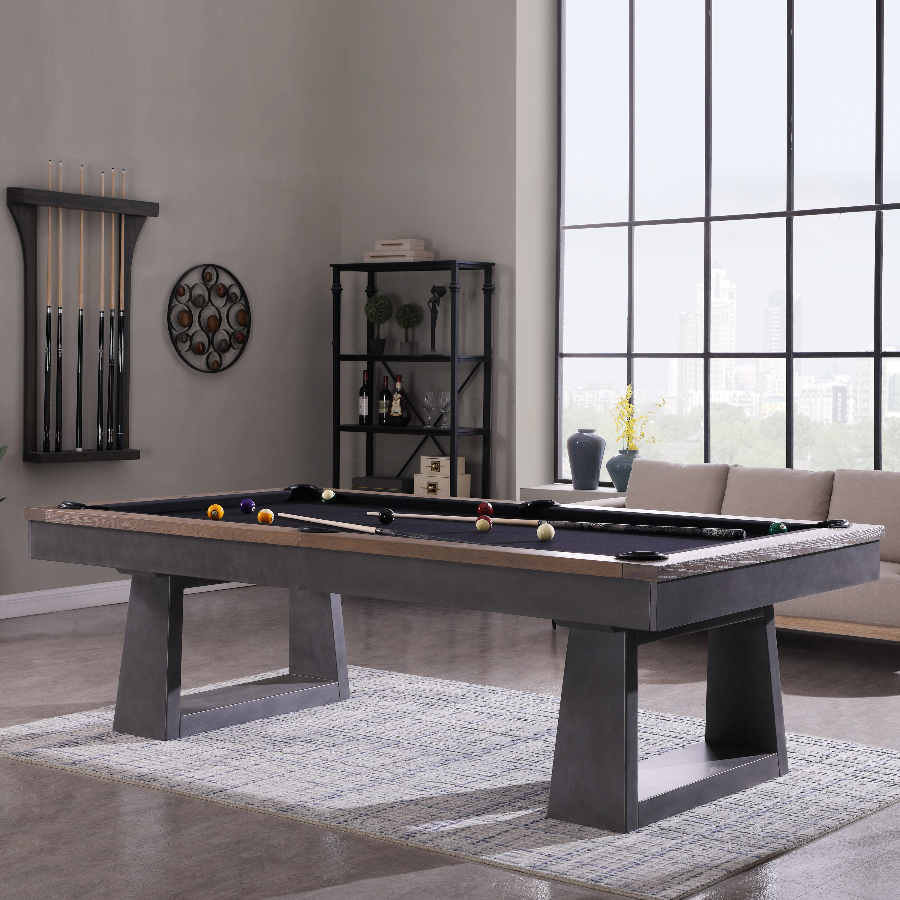 HomeSeason HESTON 8ft Billiard Slate Pool Table | Wayfair