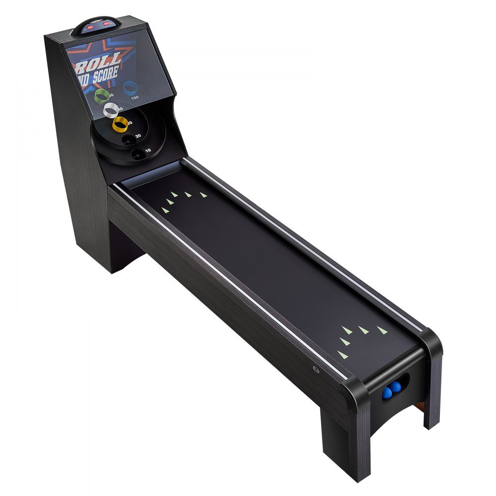 VEVOR 9 ft Roll & Score Arcade Game Table LED Electronic Scorer Home ...