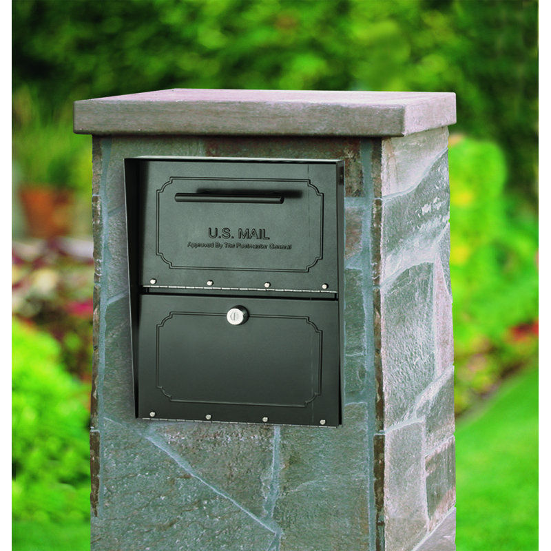 Architectural Mailboxes Oasis Classic Locking Post Mounted Mailbox ...