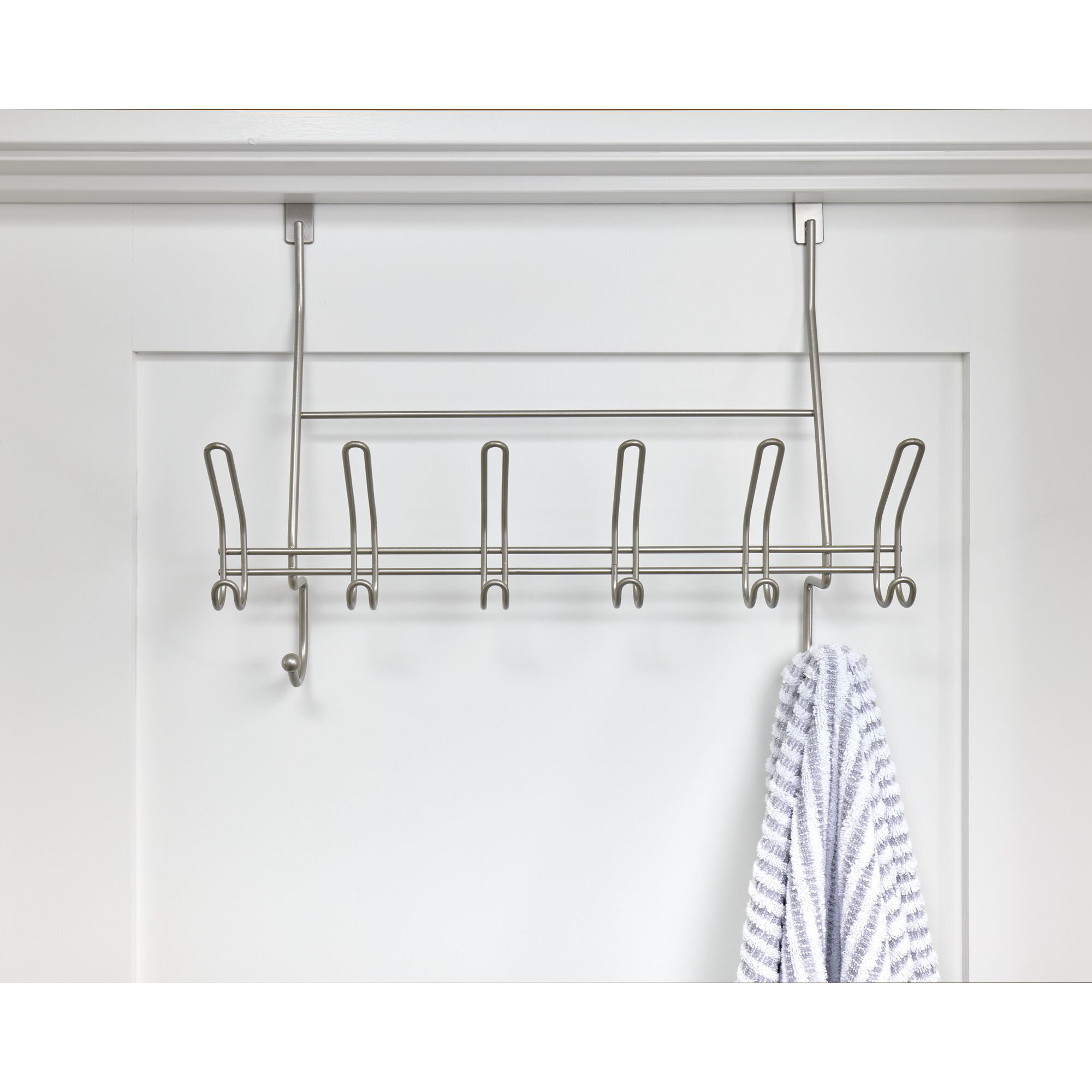 iDesign Weston Metal Over the Door Combo Rack, 6.66"x 17.75" x 13.73 ...