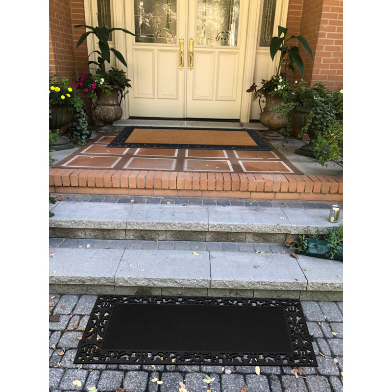 A1 Home Collections LLC A1HC Rubber & Coir Front Door Mat 30 x 60 & 30 ...