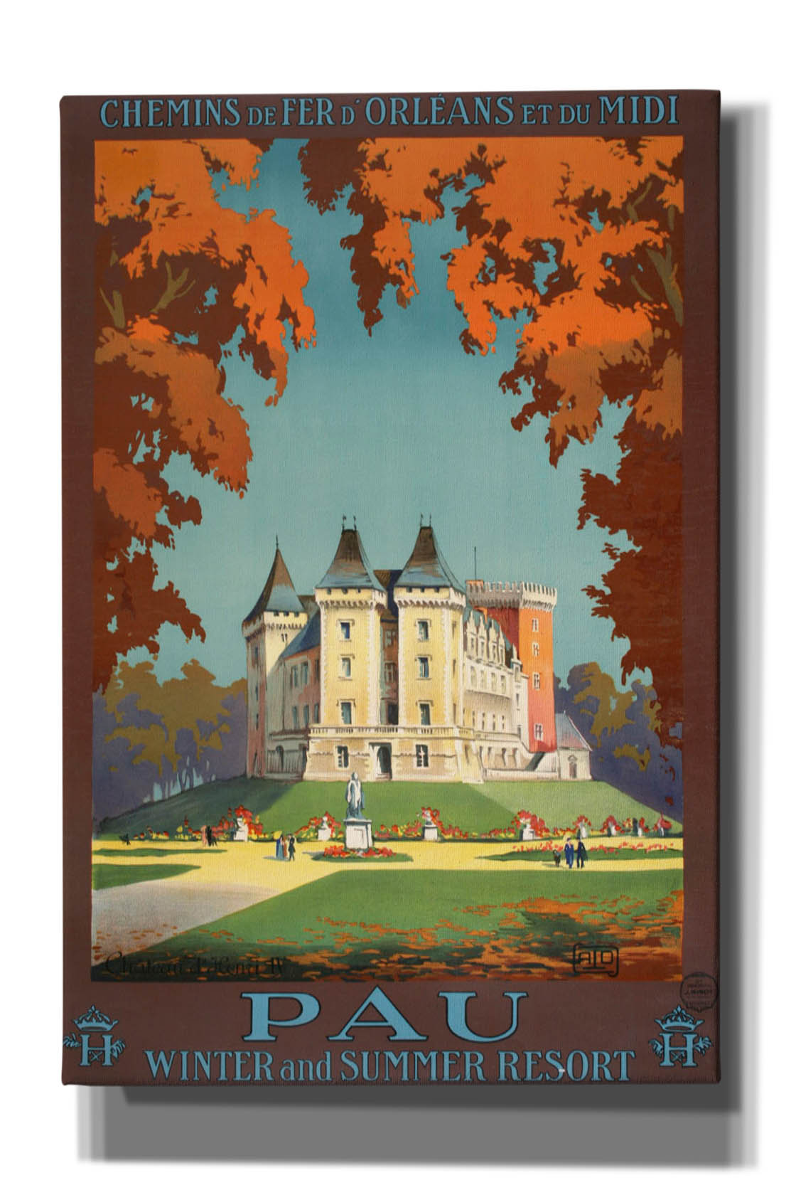 Red Barrel Studio " Pau " by Vintage Posters - Wayfair Canada