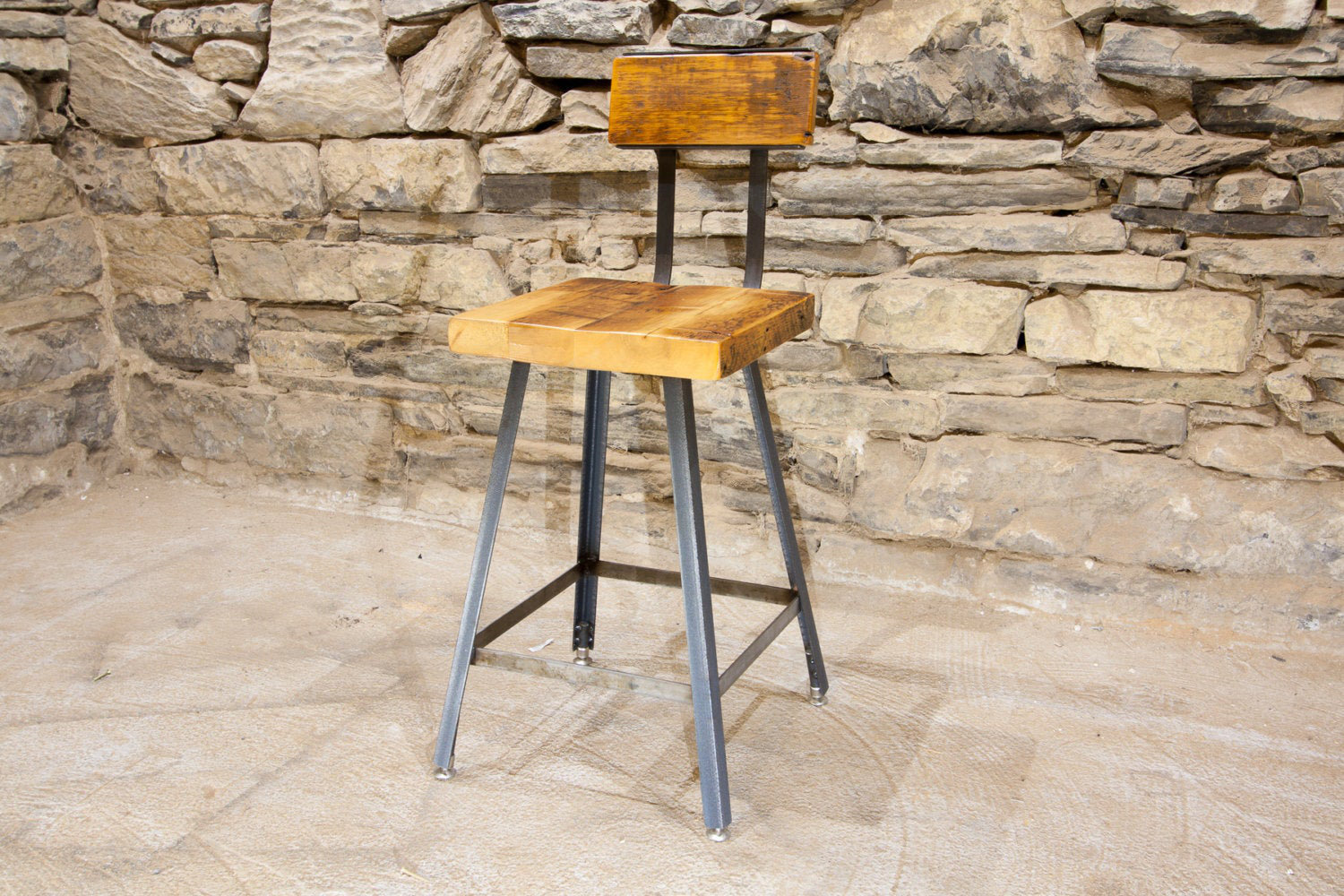 The Strong Oaks Woodshop Brewster Bar & Counter Stool - Wayfair Canada