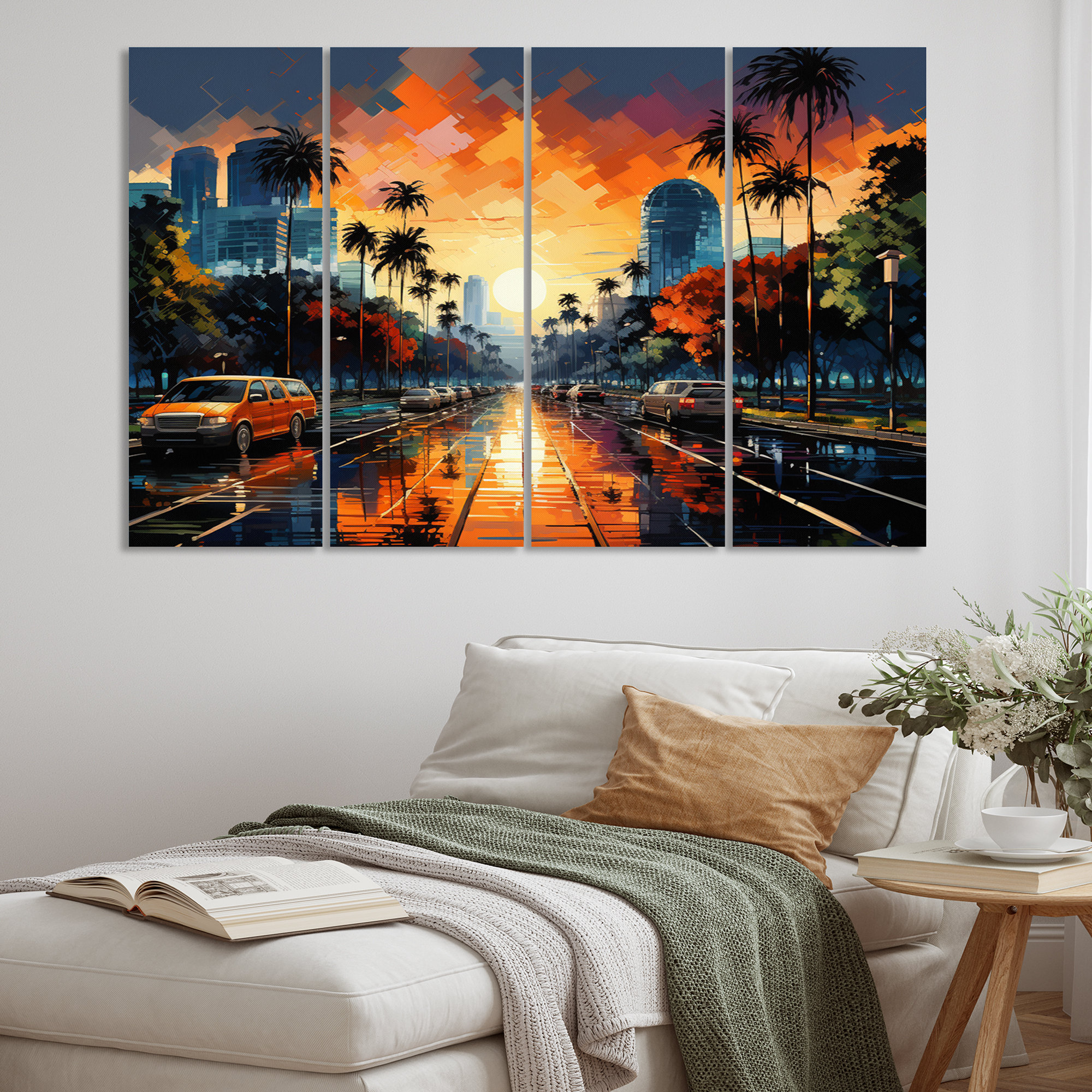 Design Art City Singapore Popart V - Cityscapes Metal Wall Decor Set ...