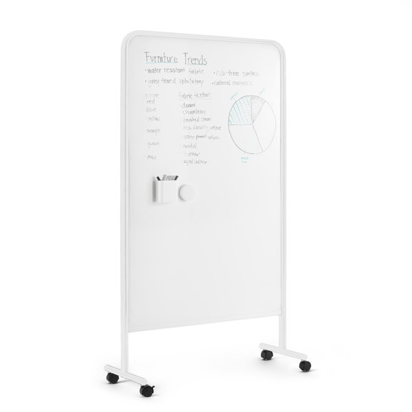 Free Standing Whiteboard Boards You'll Love | Wayfair