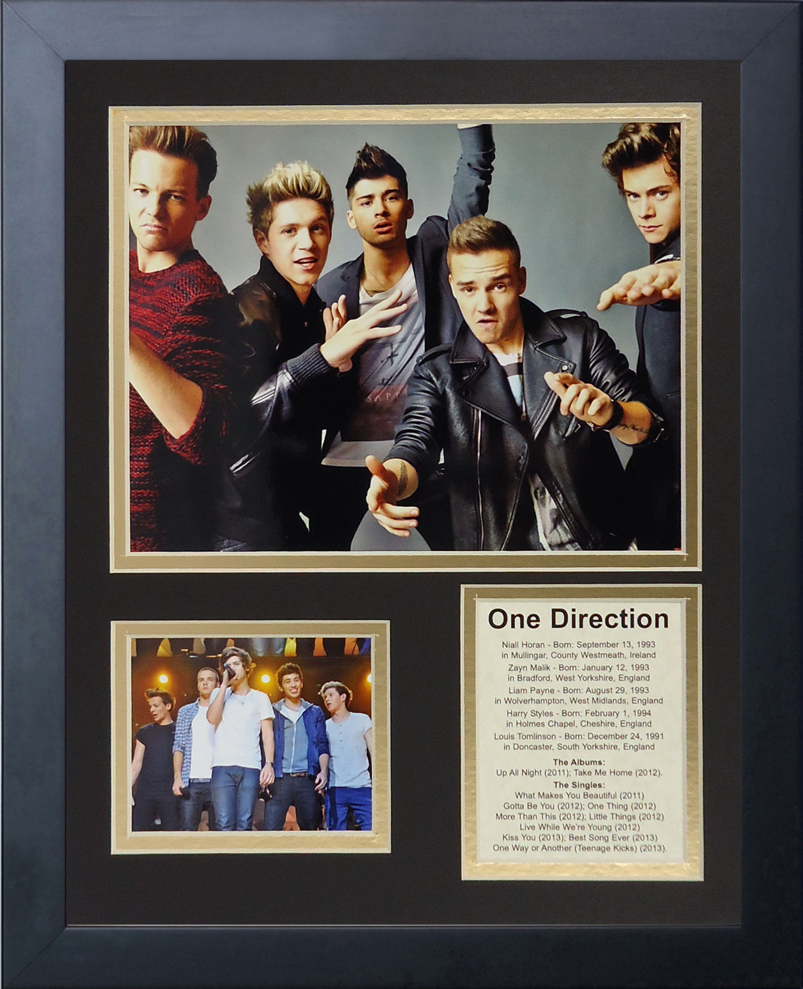 Legends Never Die One Direction Framed Photographic Print | Wayfair