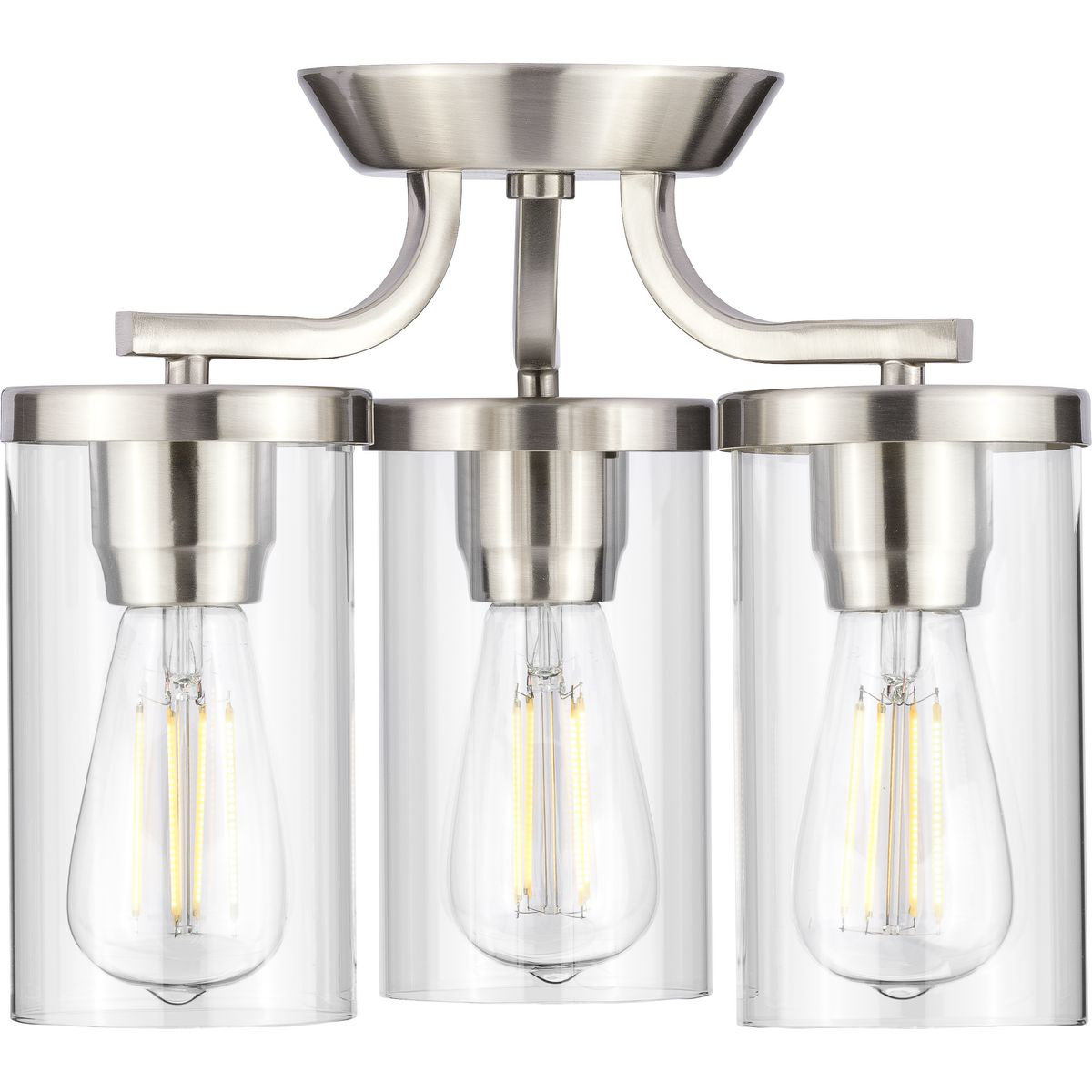 Winston Porter Rumaysa 3 - Light 13" Cluster Cylinder Semi Flush Mount ...