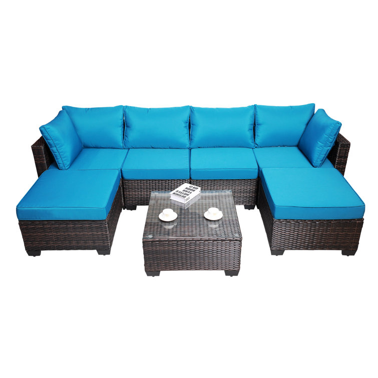 Latitude Run® Jahla 6 - Person Outdoor Seating Group | Wayfair