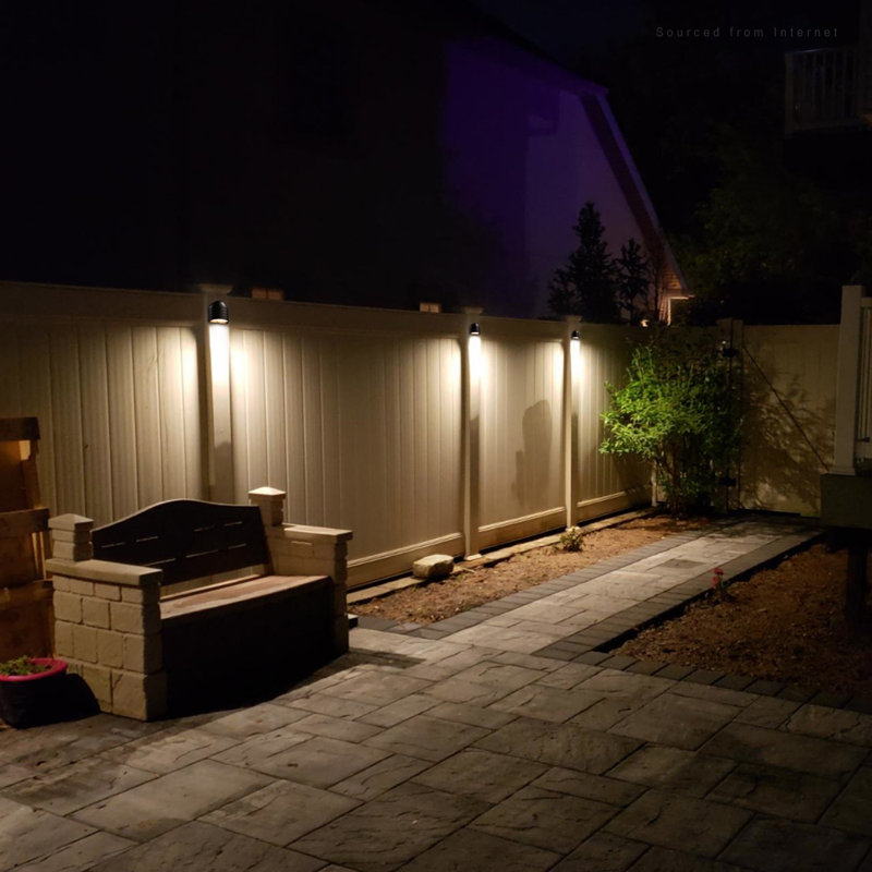 LEONLITE LED Fence Light Low Voltage 3000K Warm White | Wayfair