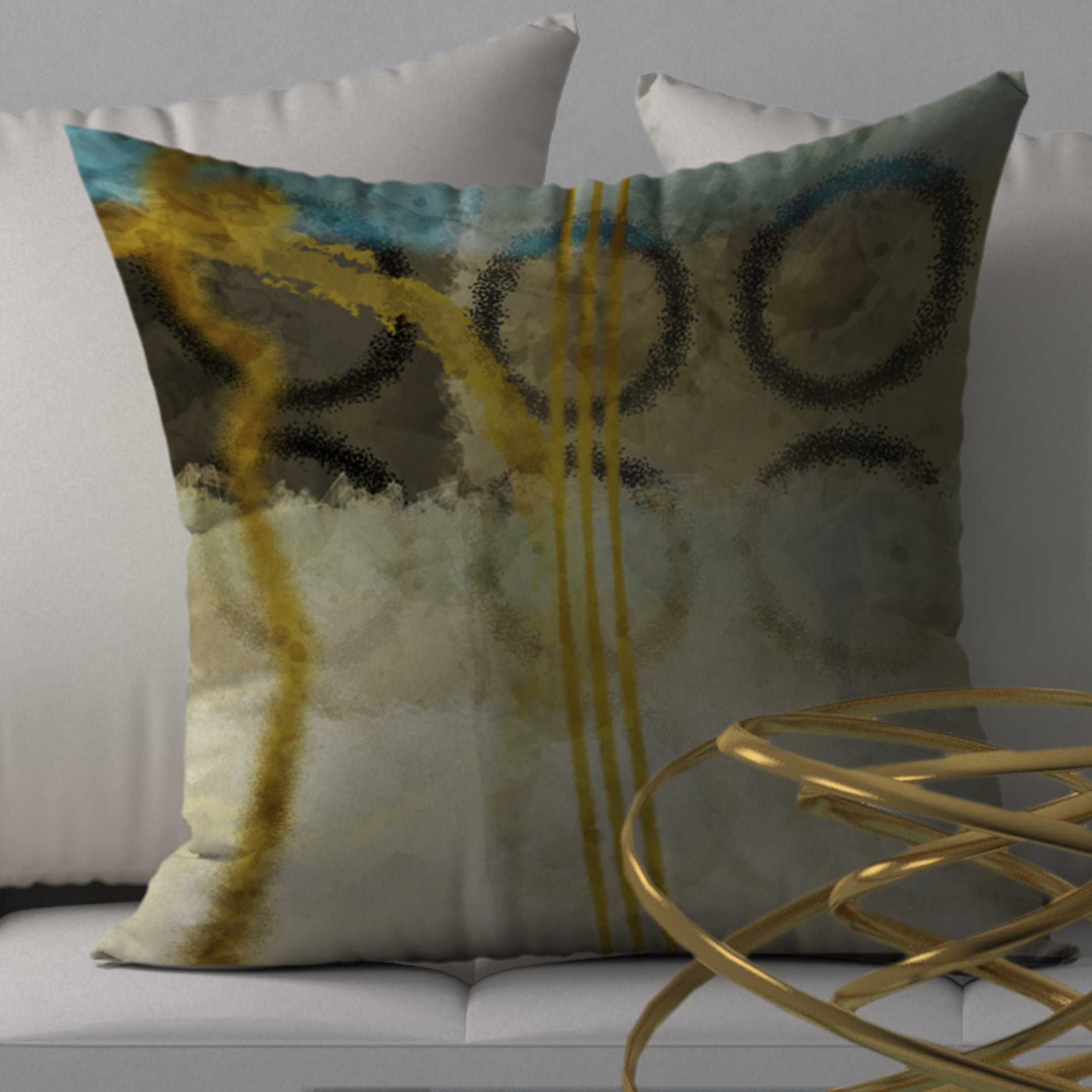 LeRoi Products Coy Natural Square Pillow Cover & Insert | Wayfair