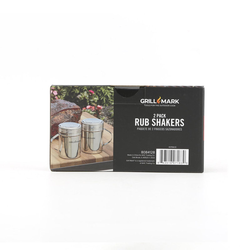 Grill Mark Silver Stainless Steel Rub Shaker | Wayfair