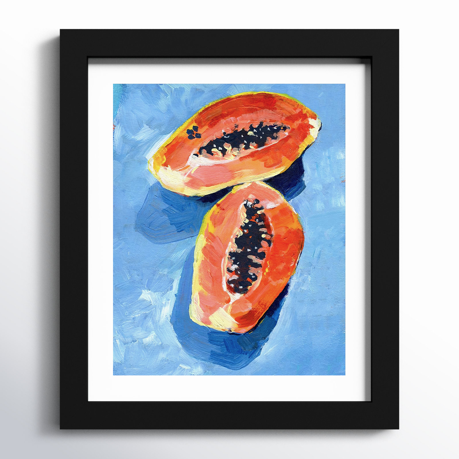 Joss & Main Bold Papaya II by Jennifer Paxton Parker - Picture Frame ...