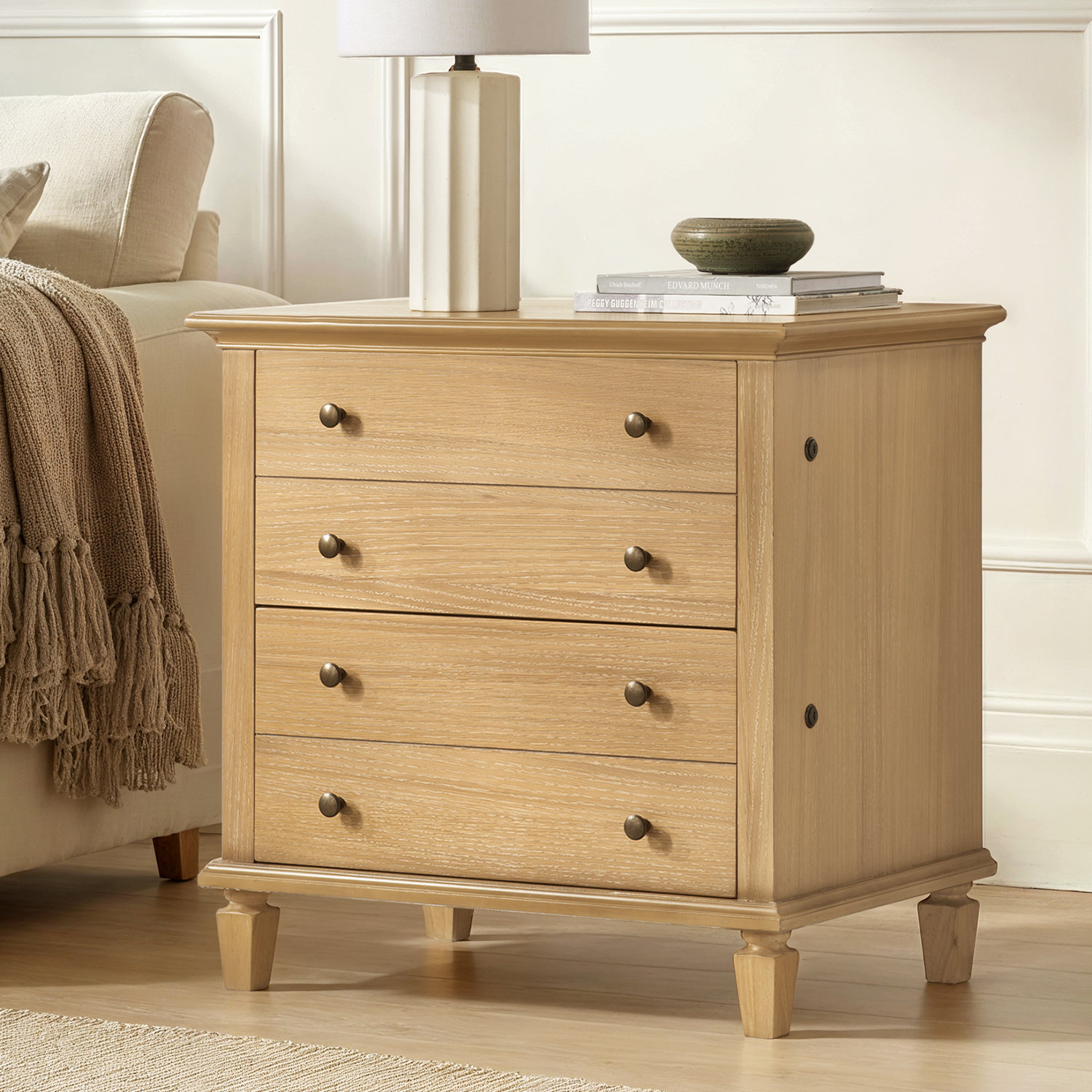 Inbox Zero Rudolf 30''W Modern Farmhouse 2-Drawer Fully Assembled File ...