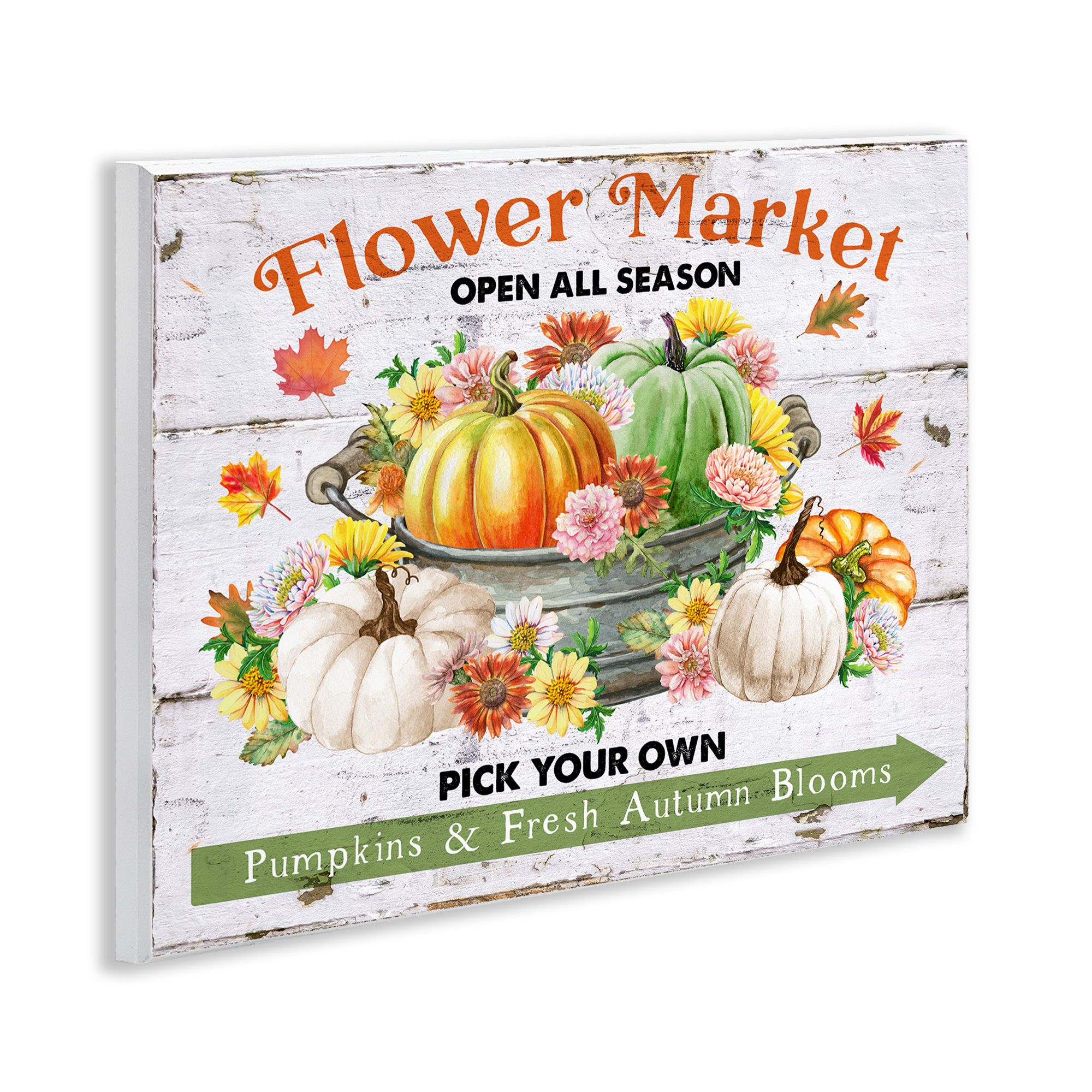 Winston Porter Pick Your Own Fall Market Wall Plaque Art by Creatif ...