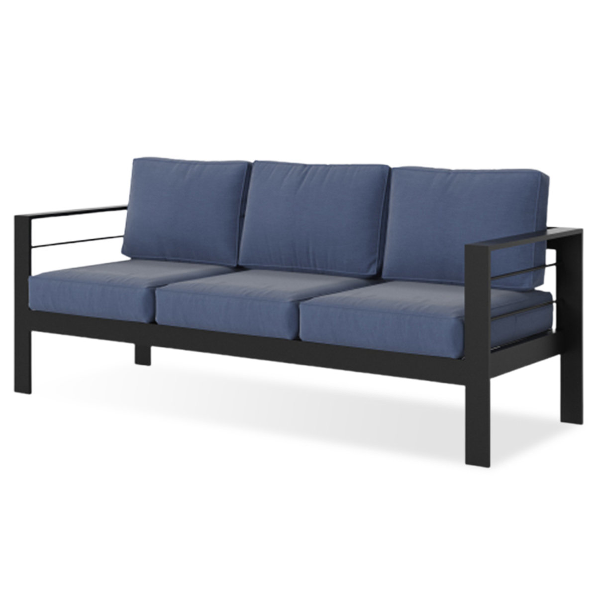 Latitude Run® Blue Aluminum Outdoor Patio sofas | Wayfair