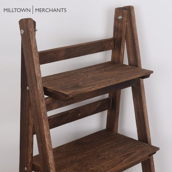 Millwood Pines 16'' W Solid Wood Shelving Unit & Reviews | Wayfair