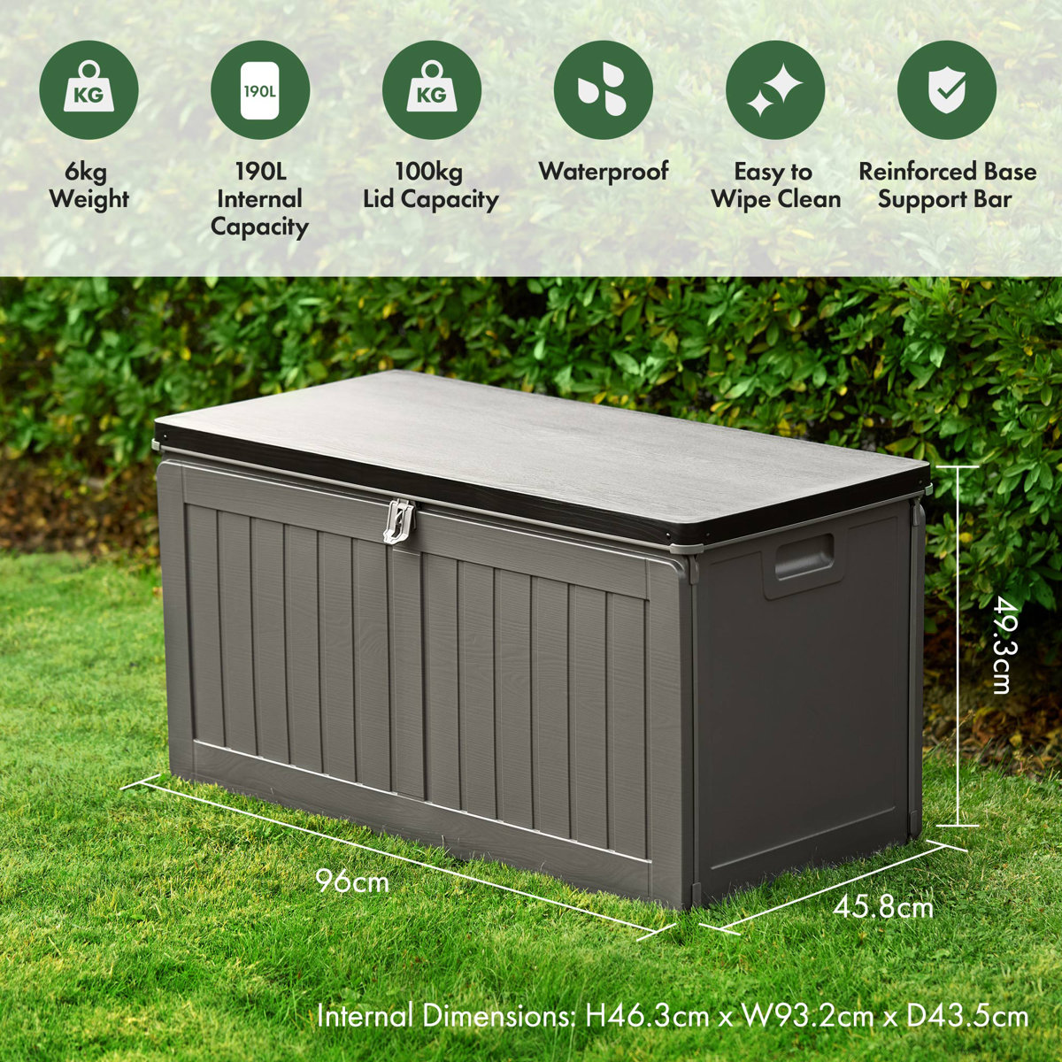 VonHaus 190L Storage Boxes & Reviews | Wayfair.co.uk