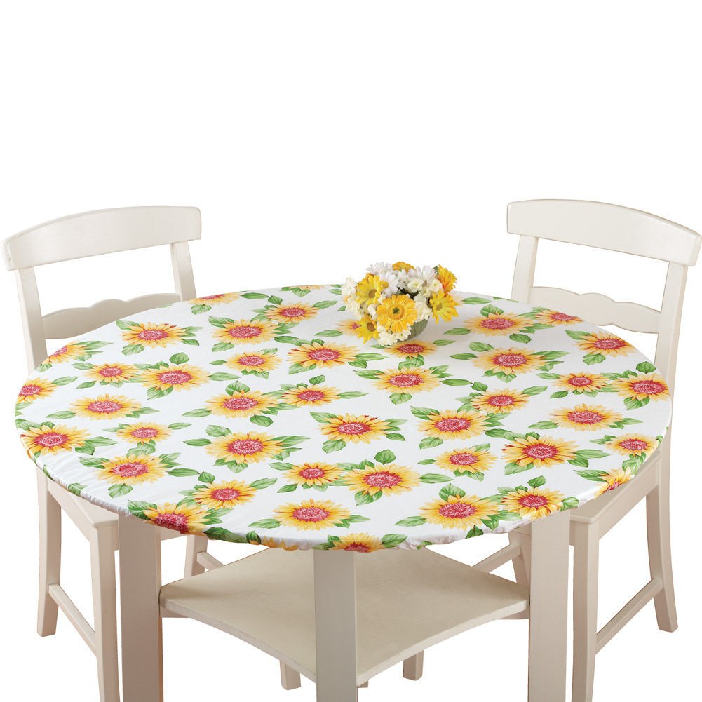 August Grove Lannah Floral Round Tablecloth & Reviews - Wayfair Canada