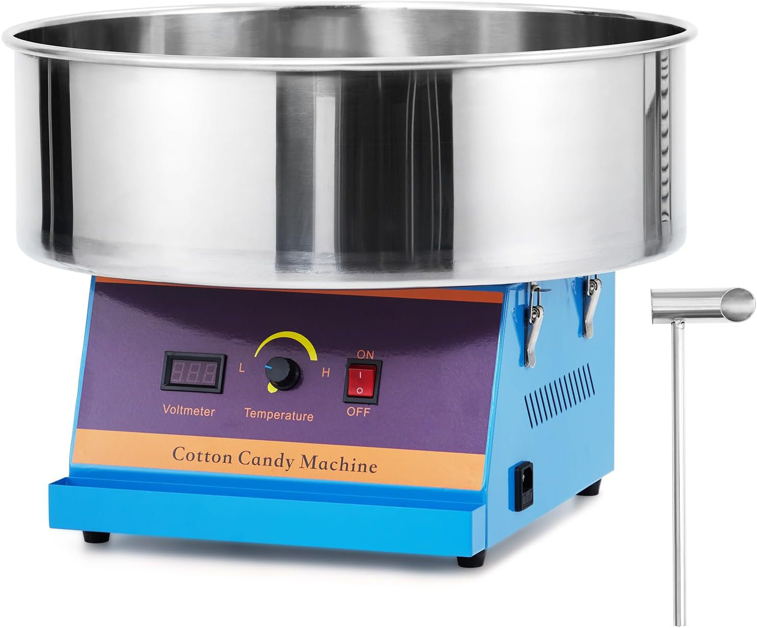ASOPIX Cotton Candy Machine Commercial, 1030W Efficiently Cotton Candy ...