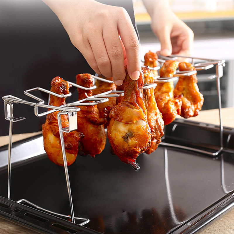 frler Chicken Leg & Wing Rack For Grill | Wayfair