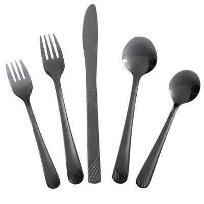 Ebern Designs Odina Stainless Steel Flatware Set - Service for 8 ...
