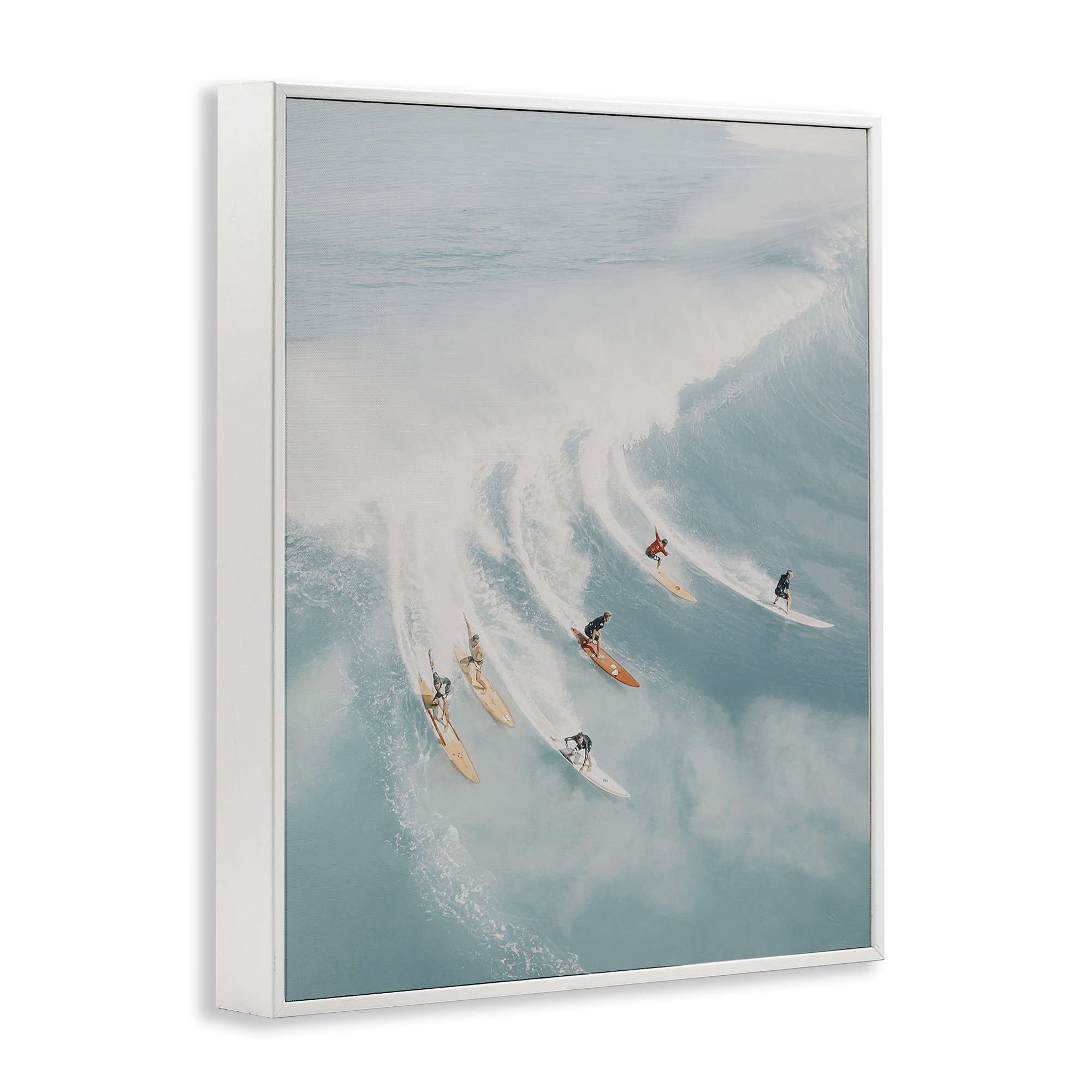 Highland Dunes Surfing Race Seascape Giclee Art by LSR Design Studio ...