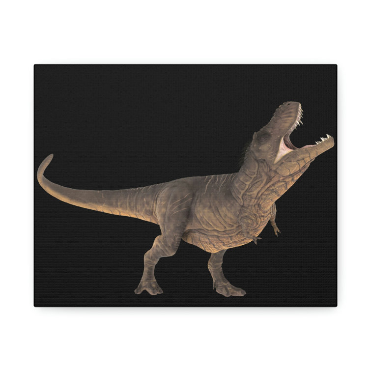Trinx Tyrannosaurus Rex Dinosaur - Wrapped Canvas Graphic Art | Wayfair