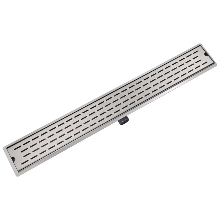 Belfry Bathroom Oconnell 14cm Linear Grid Waste Shower Drain | Wayfair ...