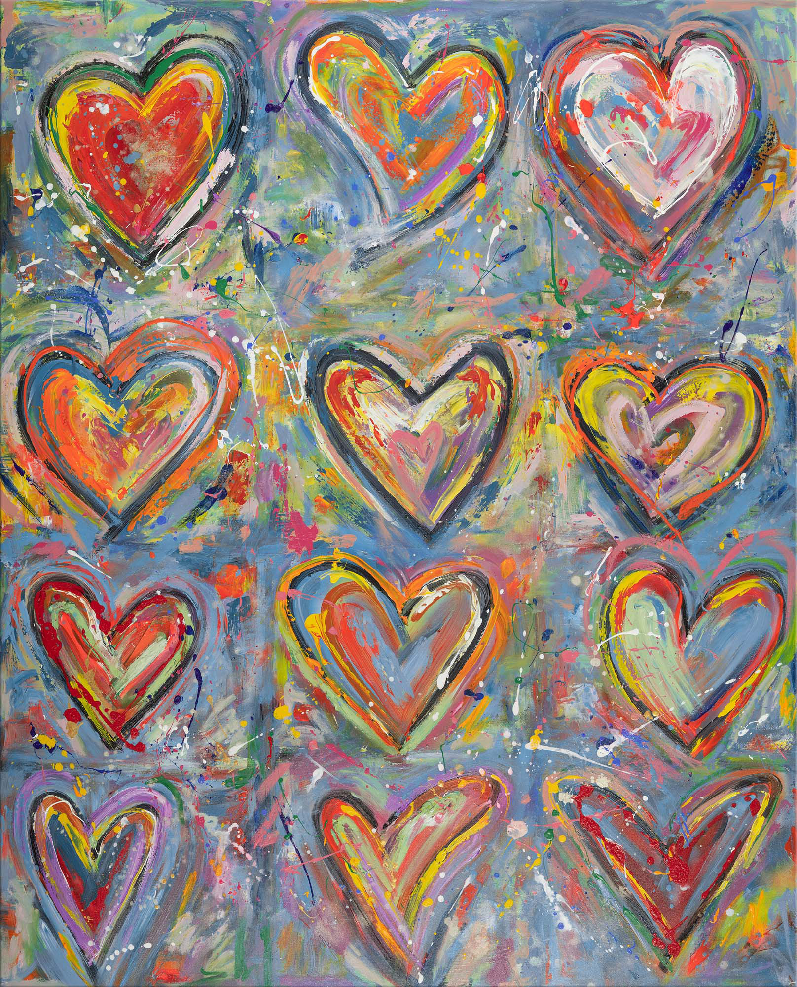 RFA Decor 12 Hearts Print by Lara Brooke RFA Decor | Perigold