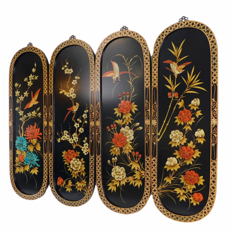 Oriental Furniture Warehouse Oriental Wall Plaques Hand Painted ...
